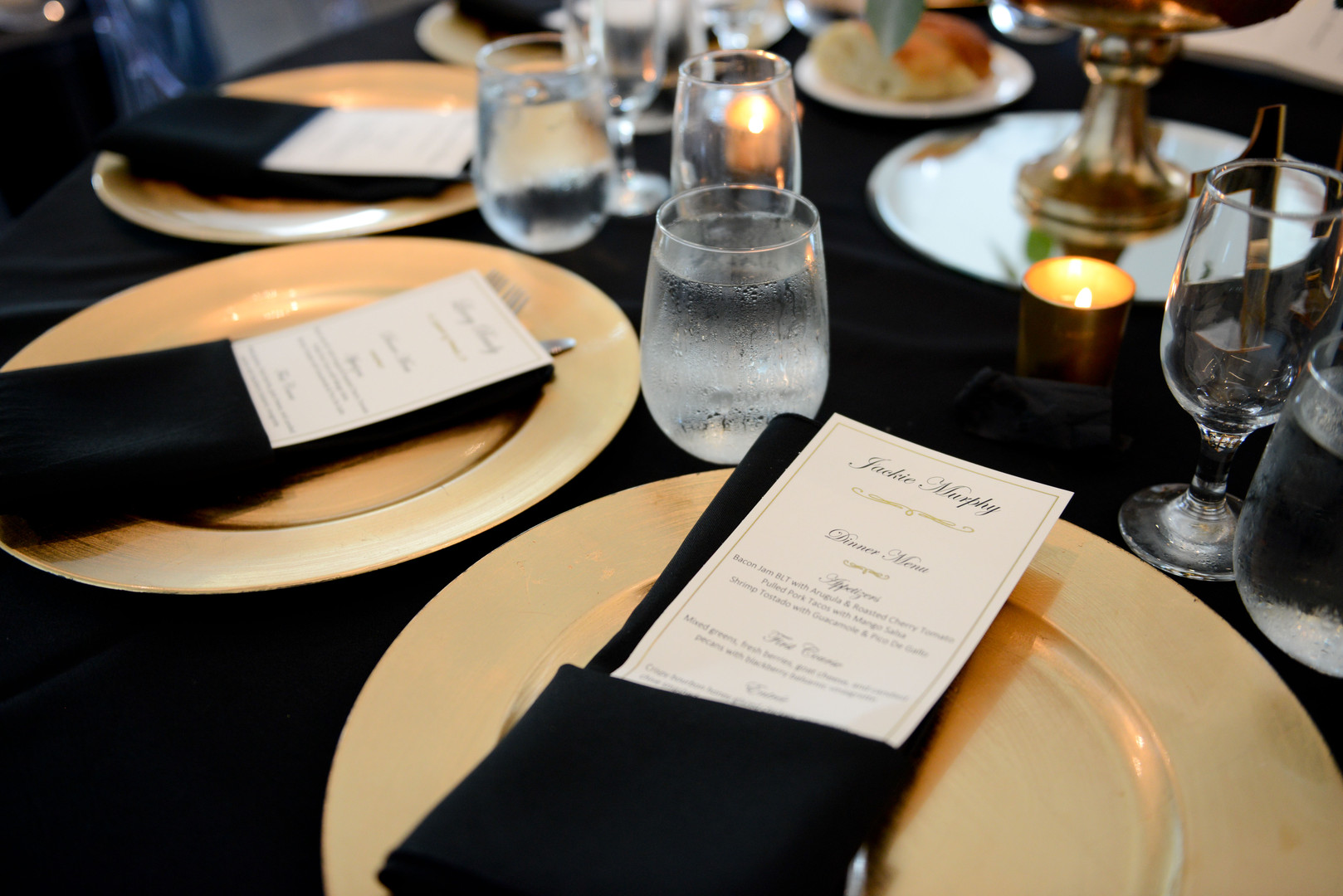 Megan & Matt's Modern Gold Wedding