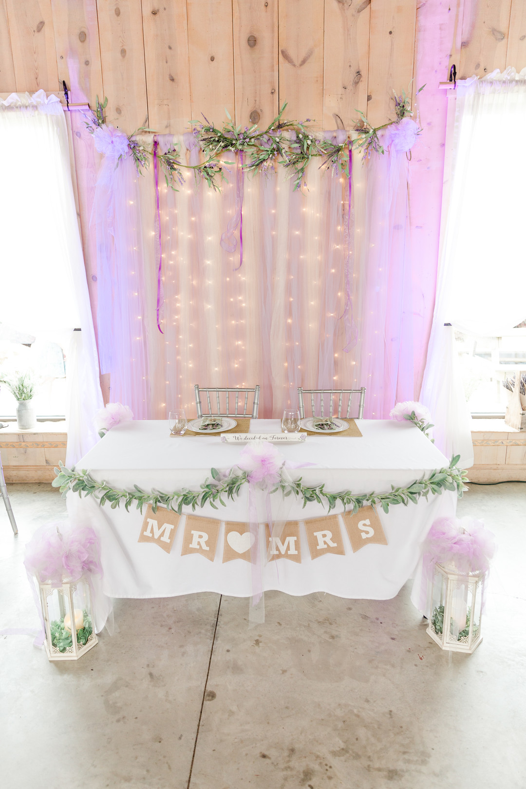 Kimberly & Aaron's Rustic Lavender Wedding