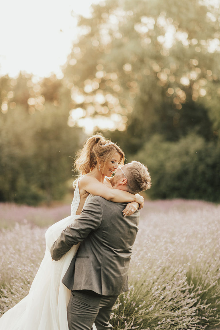 Dané and Cameron's Lavender Field Wedding